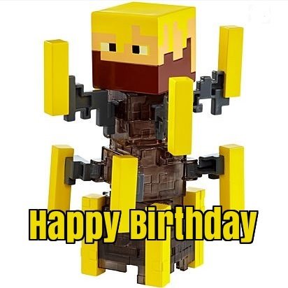 Minecraft Birthday eCards and Images