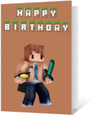 Minecraft Birthday eCards and Images