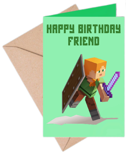 Minecraft Birthday eCards and Images